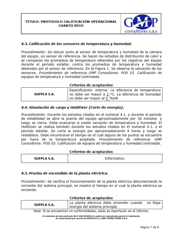 4.3. Calificación de Los Sensores de Temperatura y Humedad.: Título ...