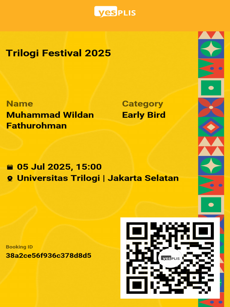 Trilogi Festival 2025: Name Category Muhammad Wildan Fathurohman Early ...