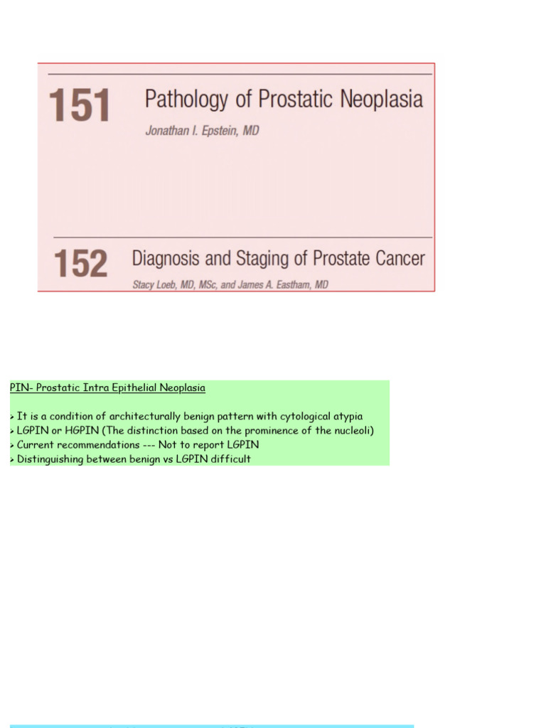 CA Prostate Pathology & Staging | PDF | Prostate Specific Antigen ...