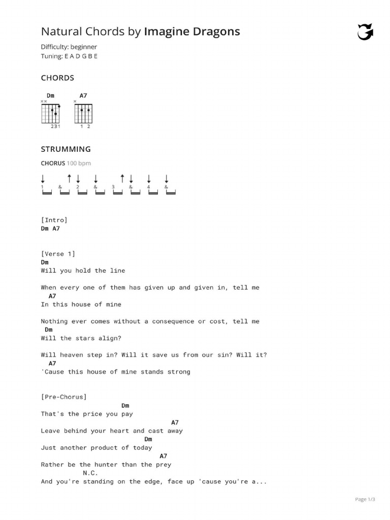 Natural Chords | PDF