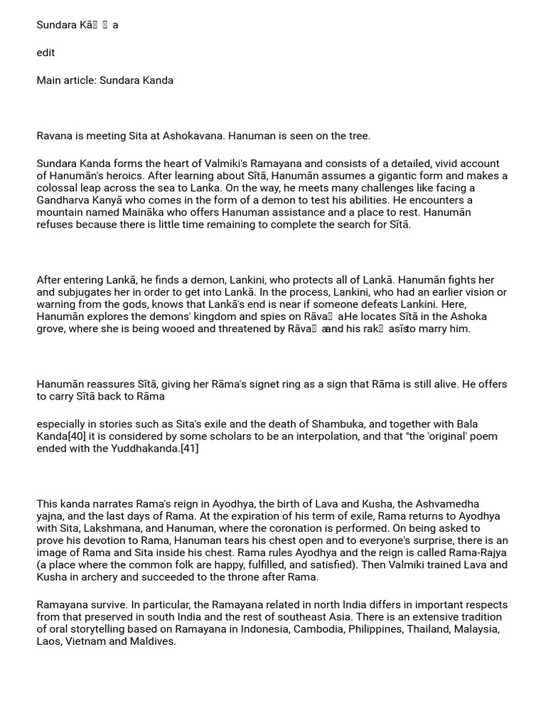 Text-to-PDF-1Kf | PDF | Ramayana | Sita