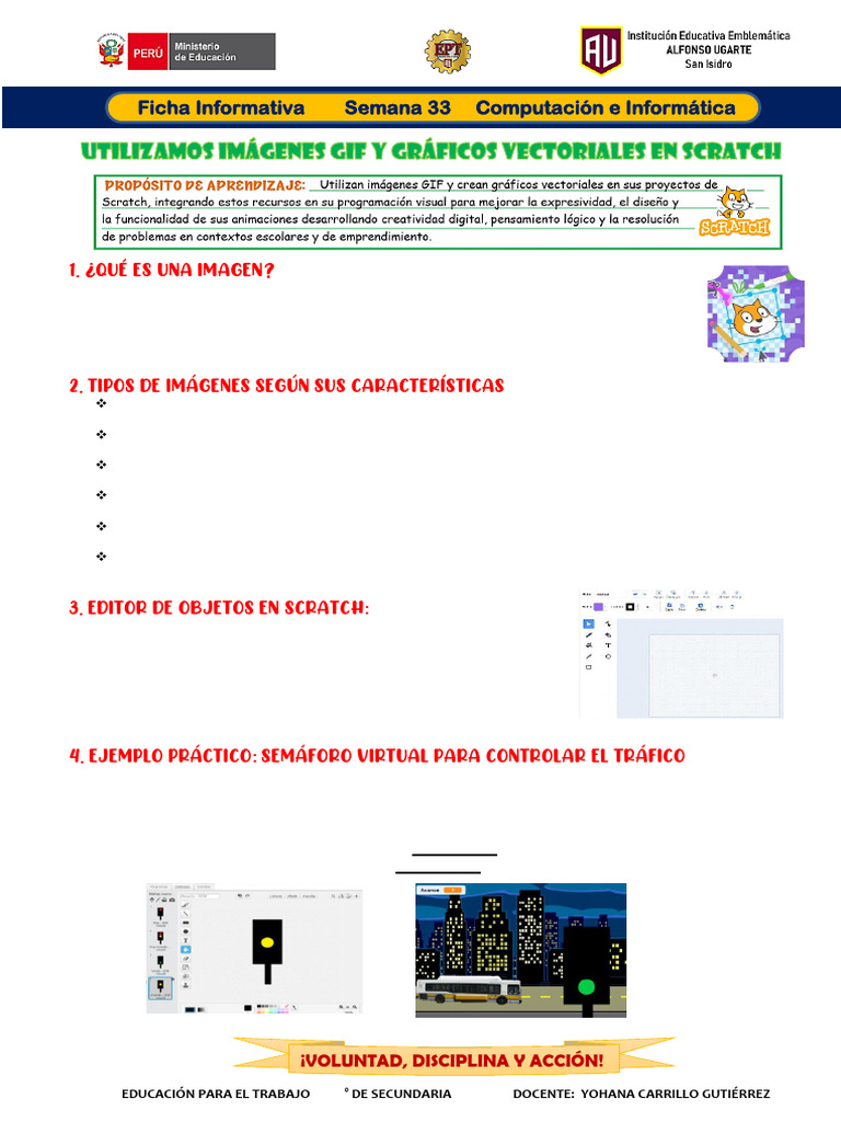 Ficha Informativa 33 - Imágenes Gif y Dibujos Vectoriales 5to Grado ...