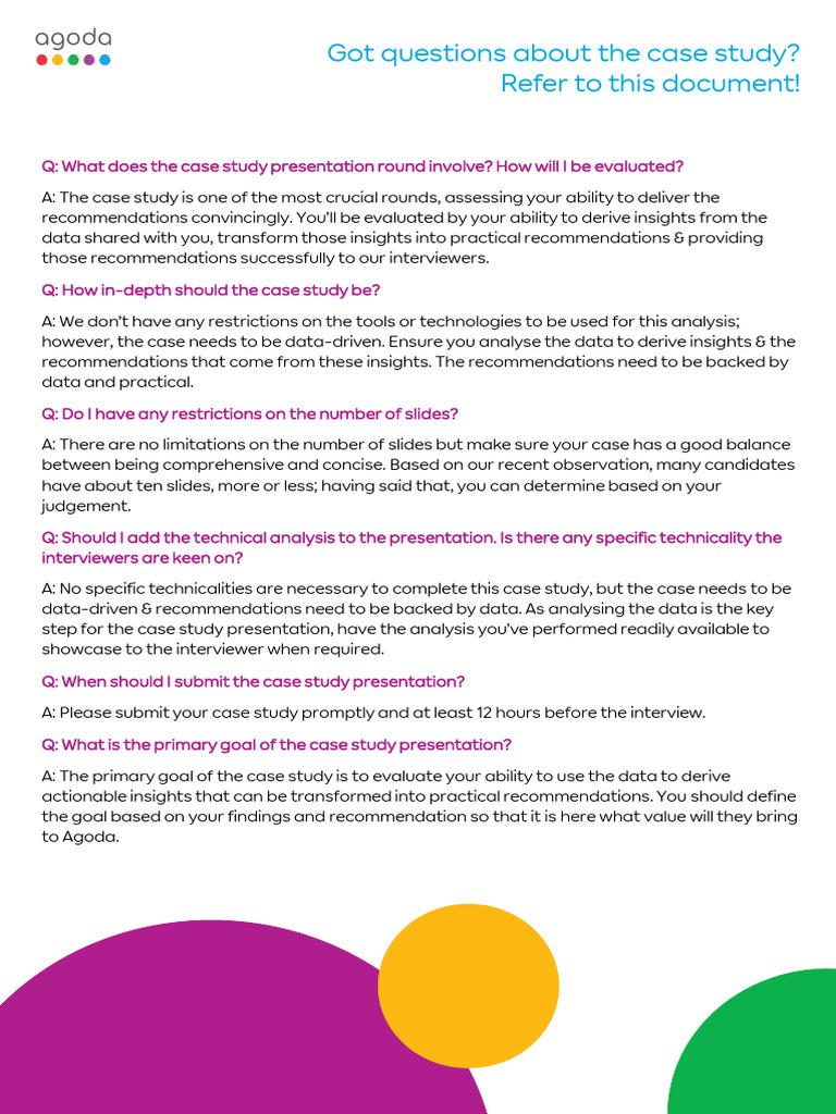 FAQ Case Study | PDF | Data