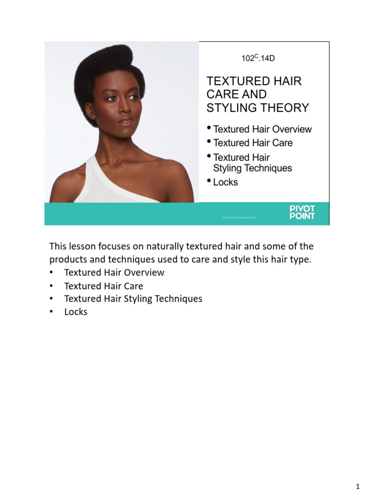 Textured Hair Care and Styling Guide | PDF | Hair | Hair Care