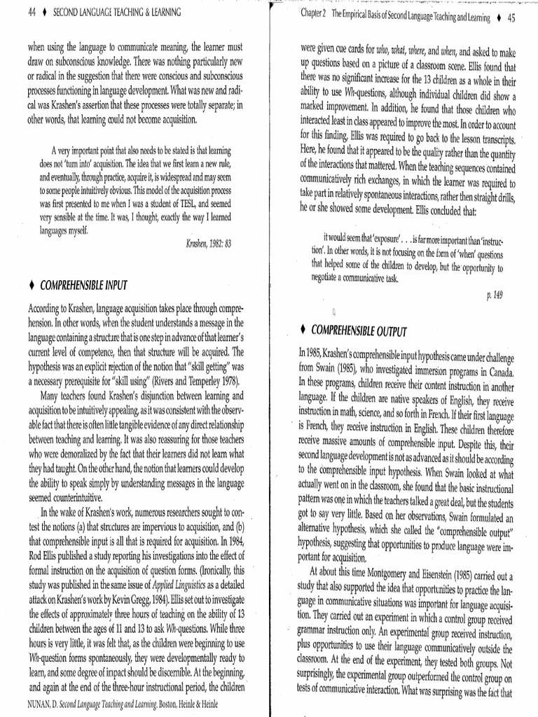 6.nunan (1999) Empirical Basis of L2 Teaching and Learning | PDF