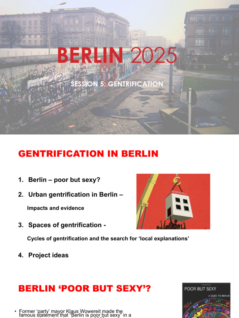 Gentrification Berlin | PDF | Cost Of Living | Rent Regulation
