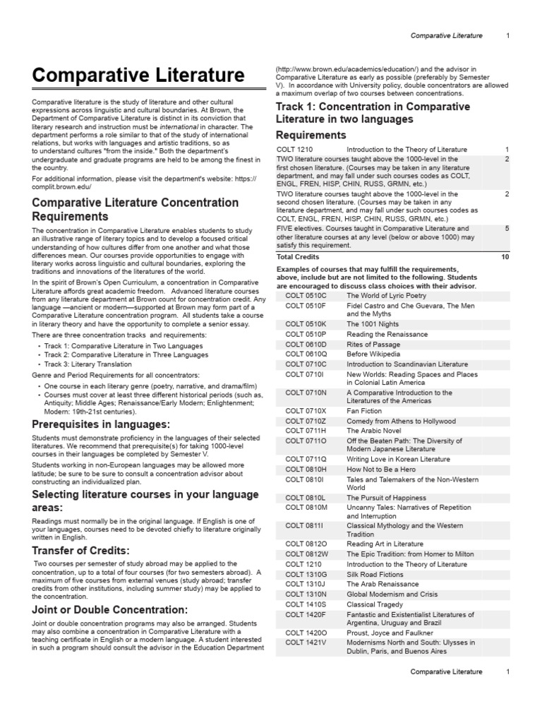 Comparative Literature | PDF | Translations | Poetry