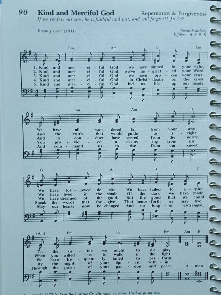 Kind and Merciful God G | PDF