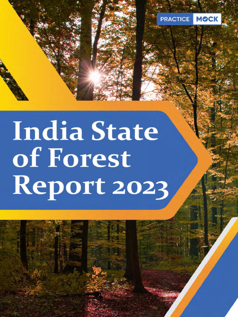 India State of Forest Report 2023 @rbisight | PDF