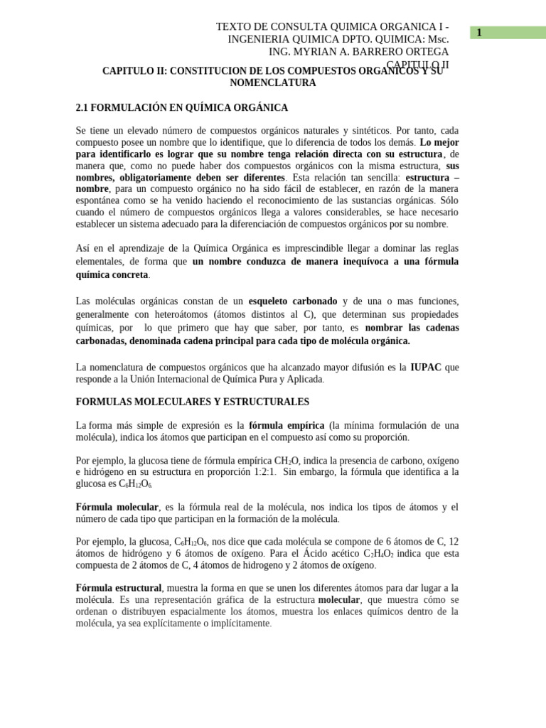 CAPITULO 2 QMC 012 Ing Qmca (Autoguardado) | PDF | Alcano | Cetona