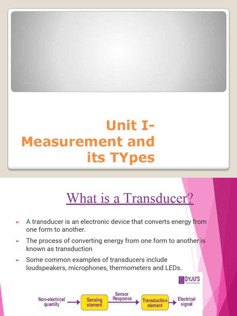 Understanding Transducers and Their Types | PDF | Inductance | Inductor