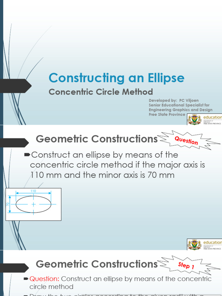 7 Ellips - Concentric Circle and Four Centre | PDF | Ellipse | Circle