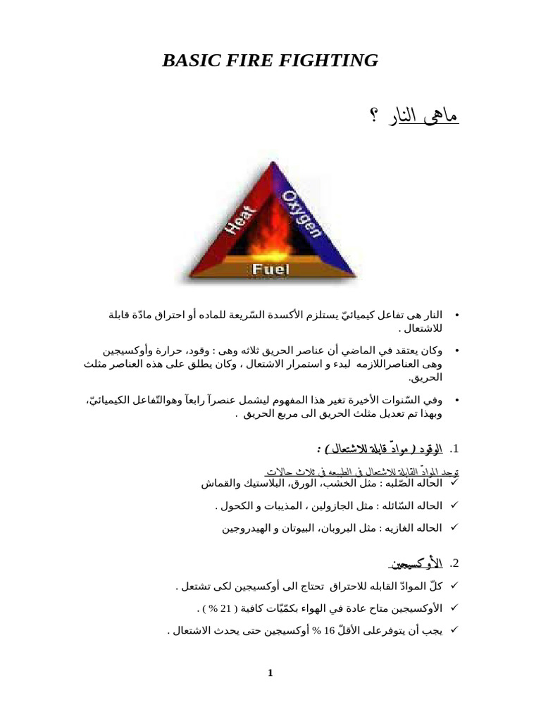 Basic Fire Handout | PDF