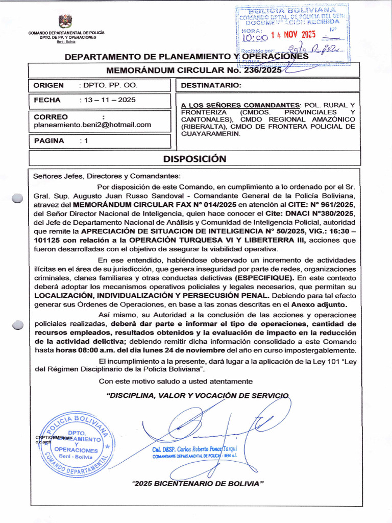 Memorandum Circular 236-2025 | PDF