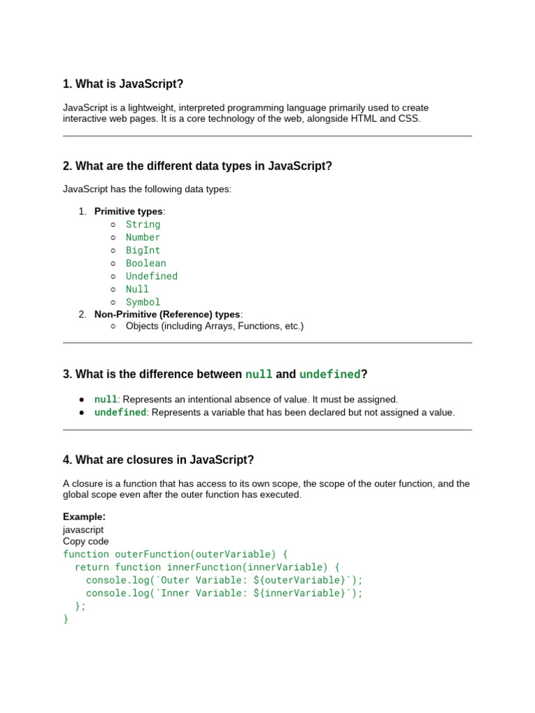 java script | PDF | Java Script | Scope (Computer Science)