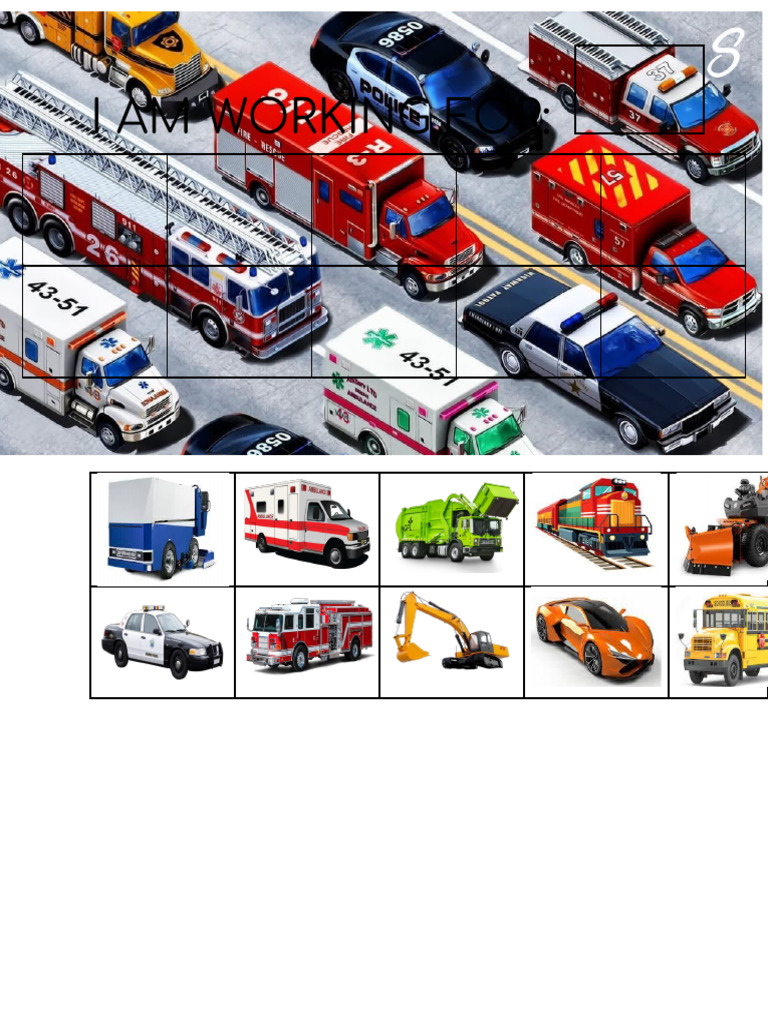 Vehicles Token Board | PDF