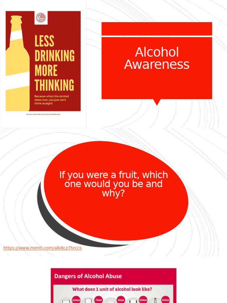 Alcohol Awareness Presentation | PDF | Social Aspects Of Psychoactive ...