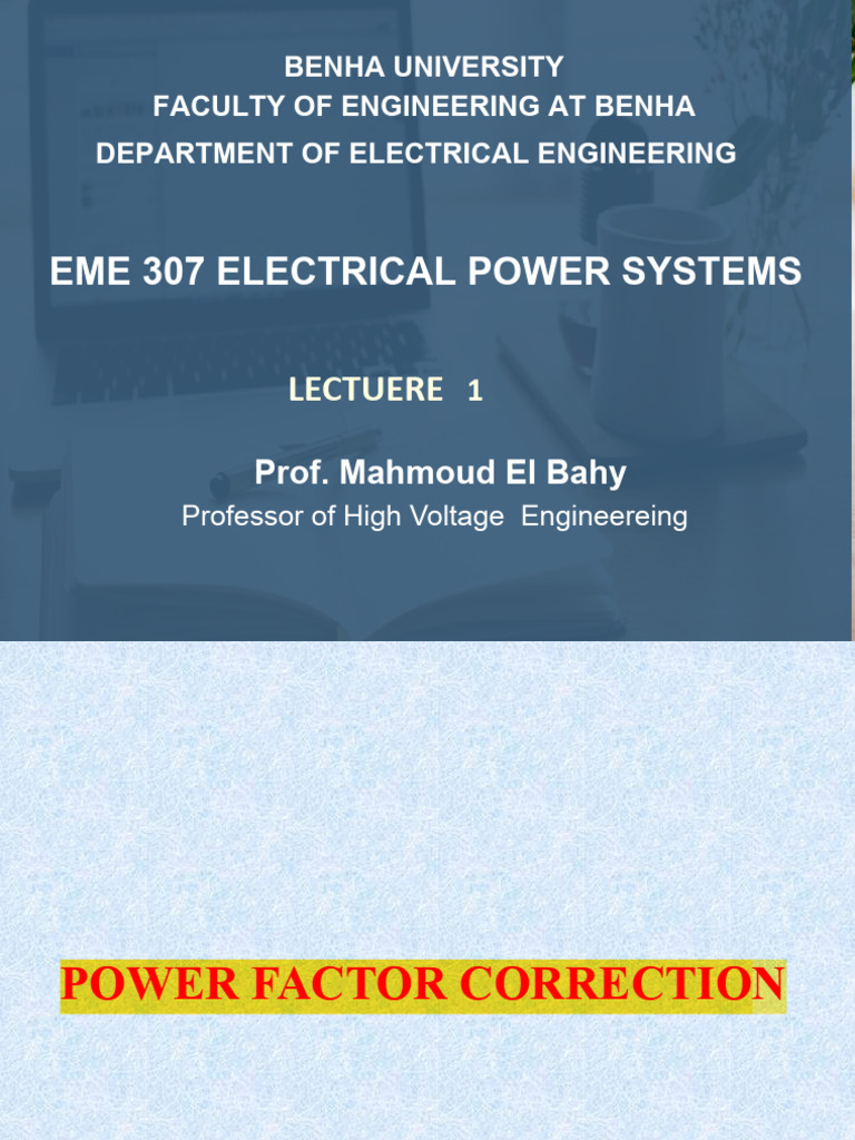 Lect 1 Eme 307 Electrical Power Systems | PDF | Ac Power | Physical ...