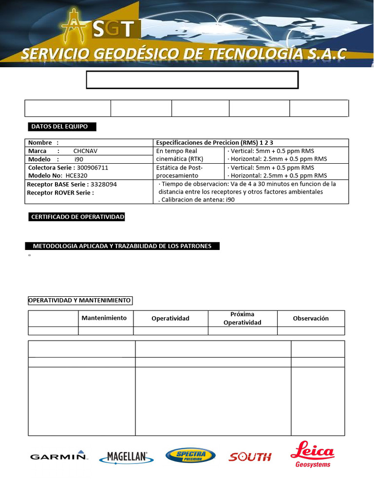 Cert. de Operativida Diferencial Chc | PDF