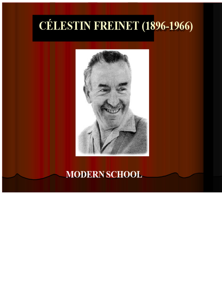 Célestin Freinet | PDF | Pedagogy | Learning