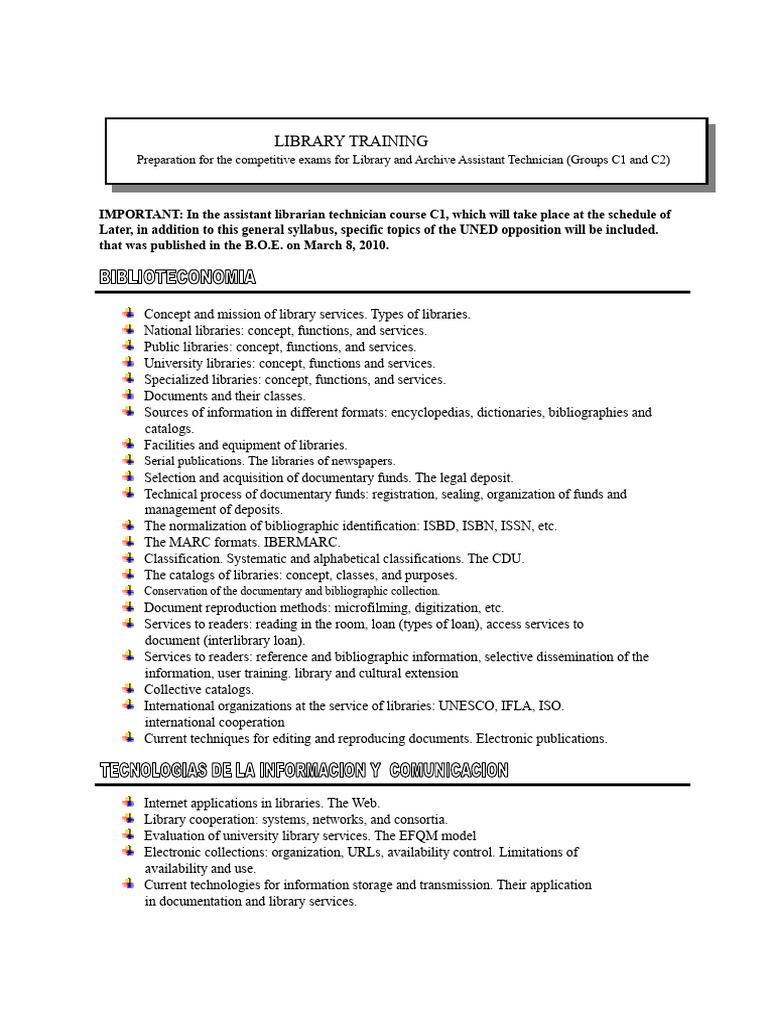 Library Assistant Exam Training Guide | PDF | Libraries | Bibliography
