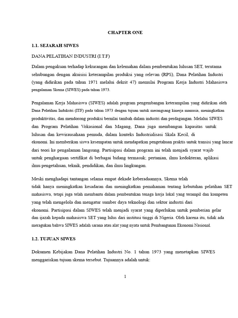 LAPORAN AMINAT SIWES - Salinan | PDF
