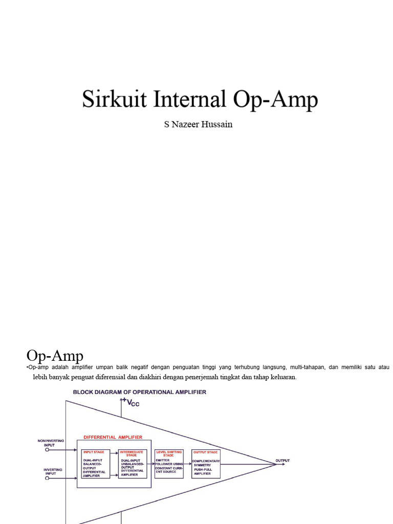 Sirkuit Internal Op-Amp | PDF