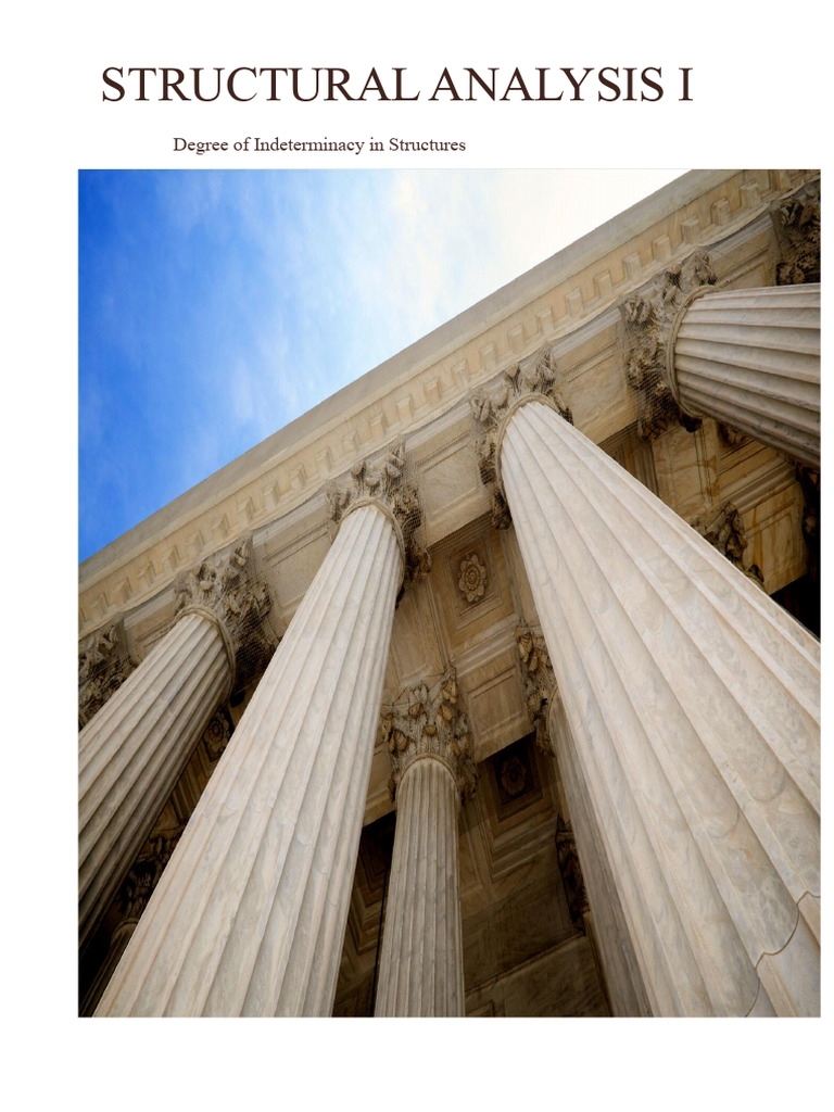 Degree of Indeterminacy | PDF | Structural Analysis | Force