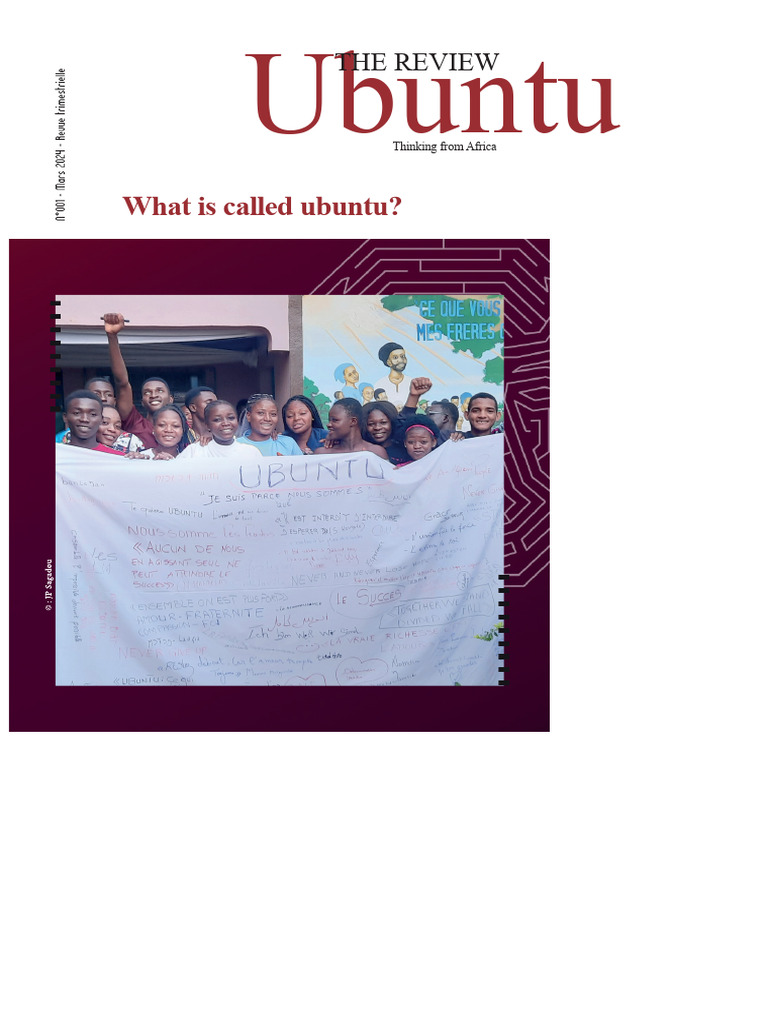 Understanding Ubuntu: Ethics and Unity | PDF | Virtue | Solidarity