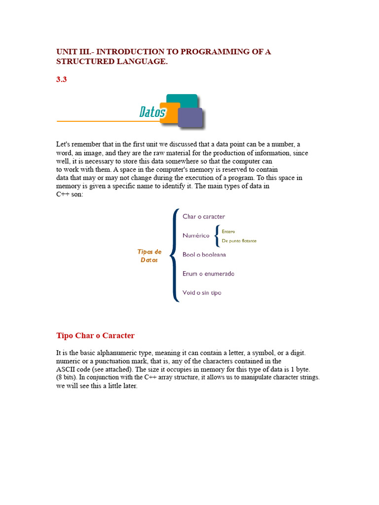 3.3 Data Types | PDF | Data Type | Boolean Data Type