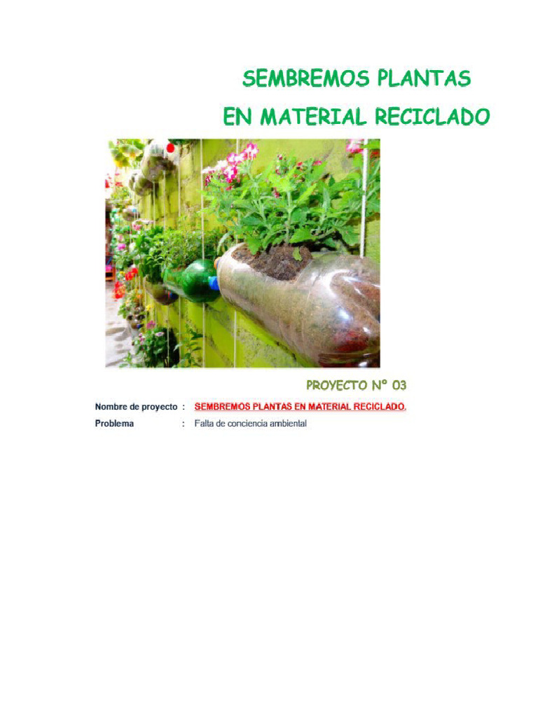 Pot Tanaman Daur Ulang | PDF