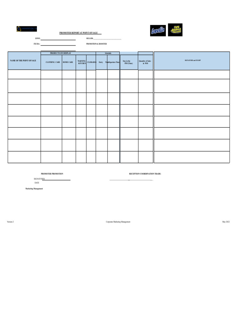 Point of Sale Promoter Report | PDF