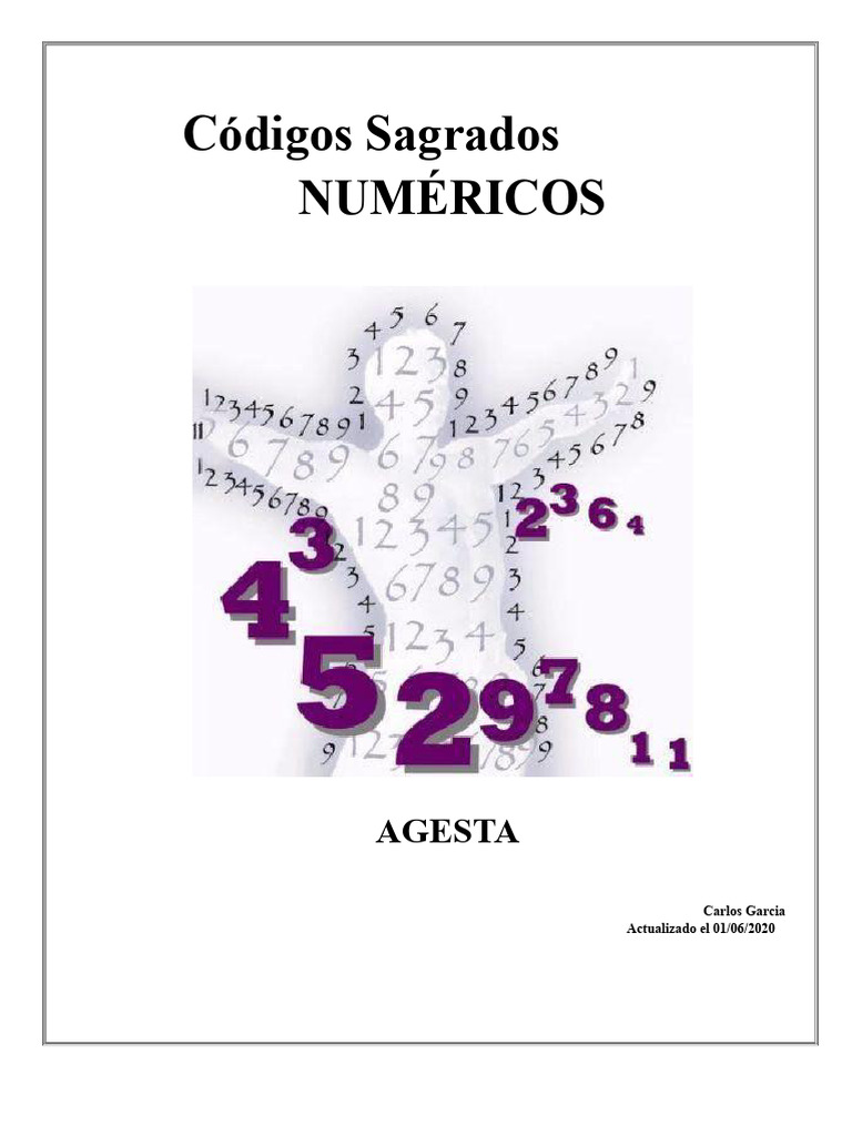 Códigos Sagrados Numéricos de Agesta | PDF | Percepción visual ...