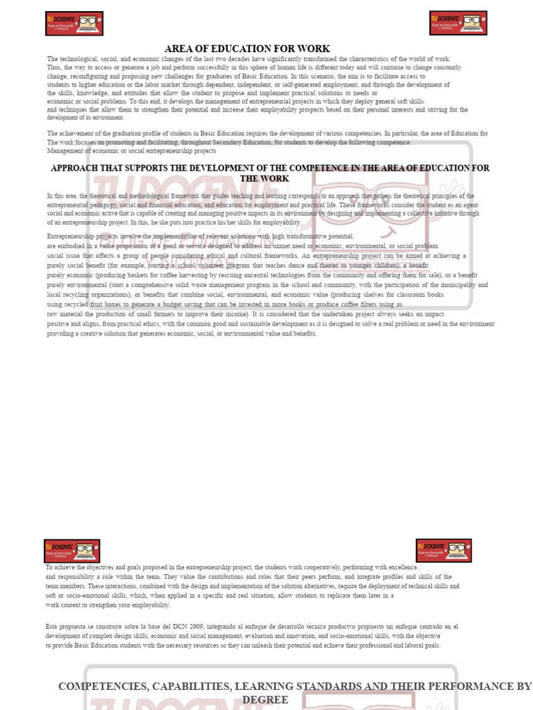 EPT STANDARDS | PDF | Entrepreneurship | Sustainability