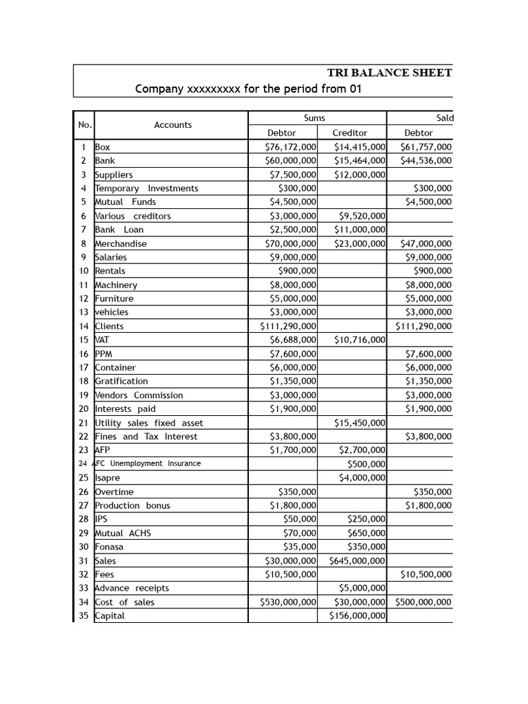 Company X Balance Sheet Overview | PDF | Balance Sheet | Equity (Finance)