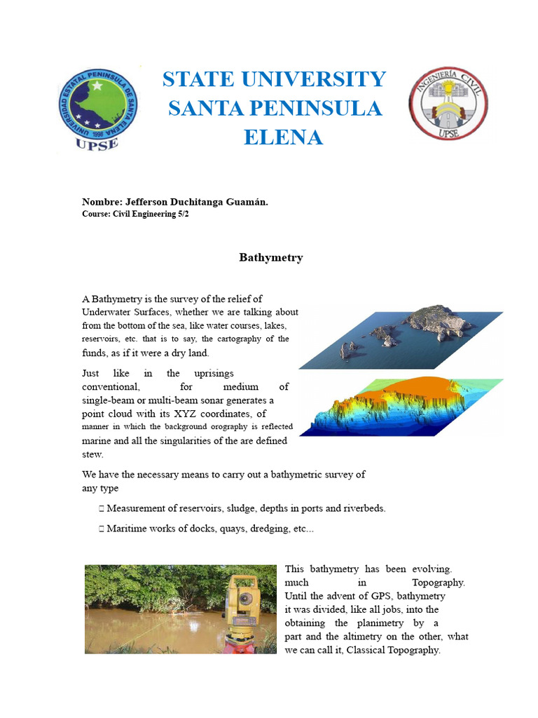 Bathymetry | PDF | Topography | Hydrography