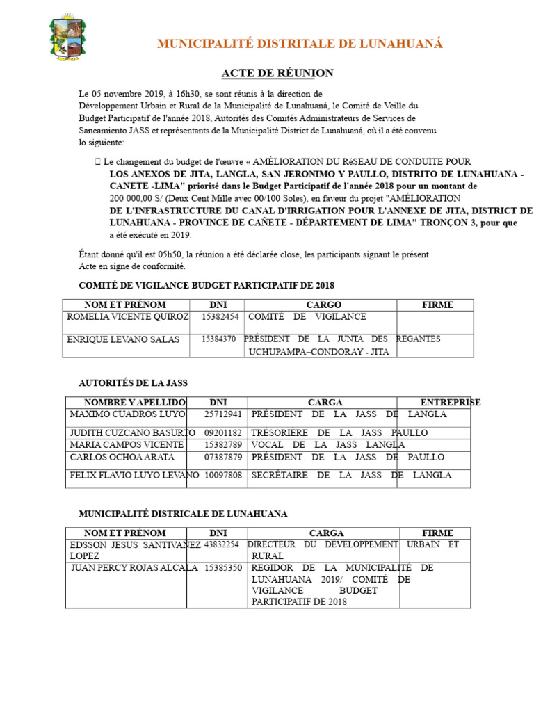 Réunion sur le budget participatif 2018 | PDF