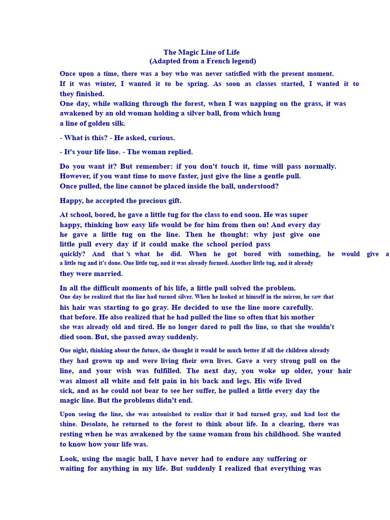 The Magic Line of Life | PDF