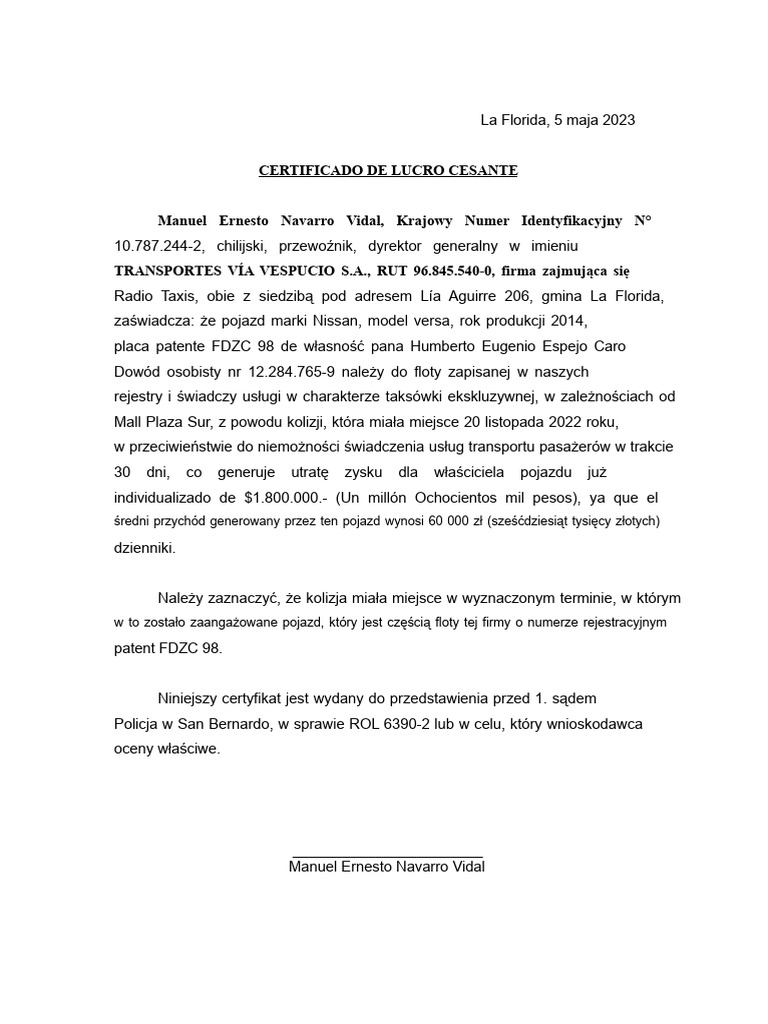 Utracony Zysk | PDF