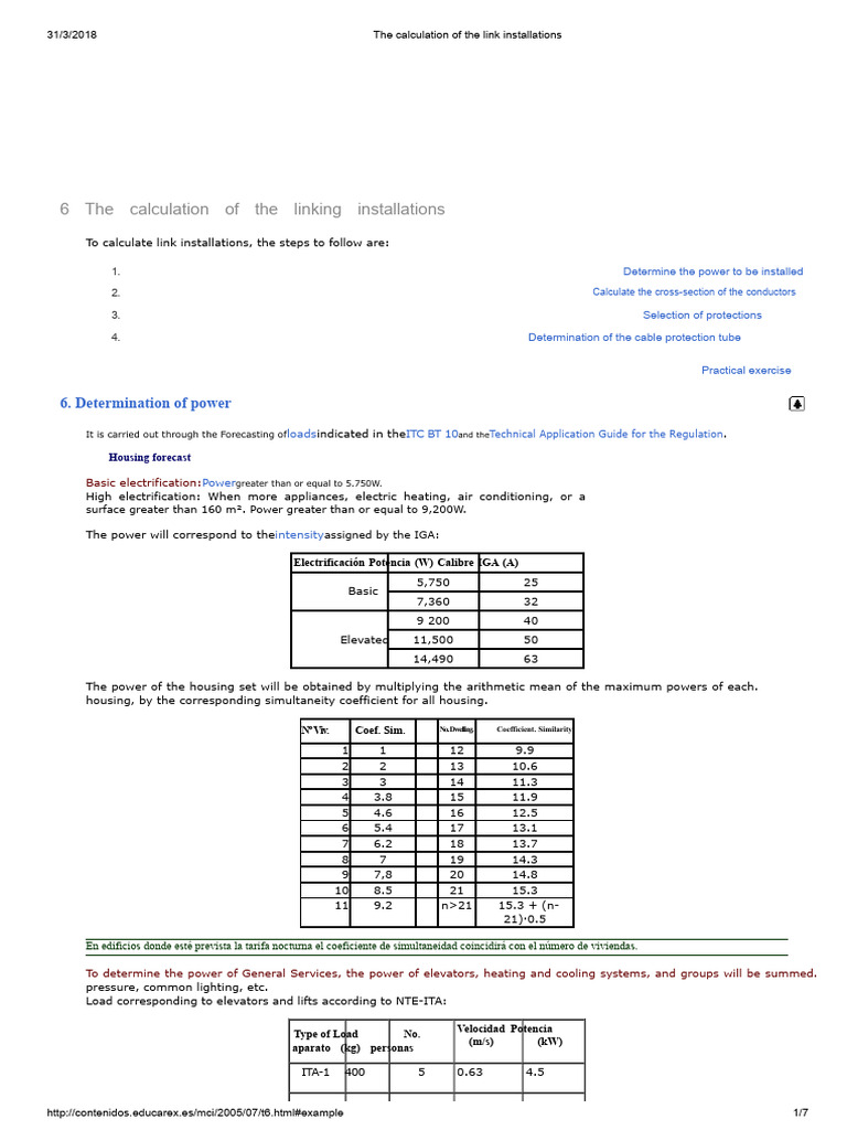 The Calculation of Link Installations | PDF | Fuse (Electrical ...