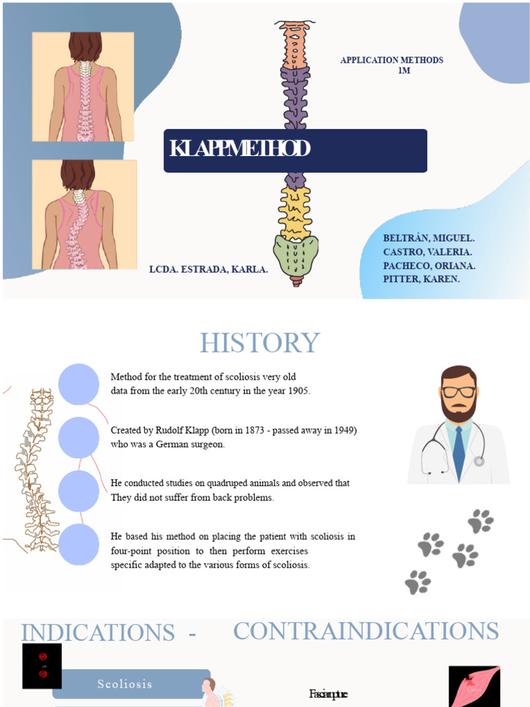 Klapp Slides | PDF | Scoliosis | Anatomical Terms Of Motion
