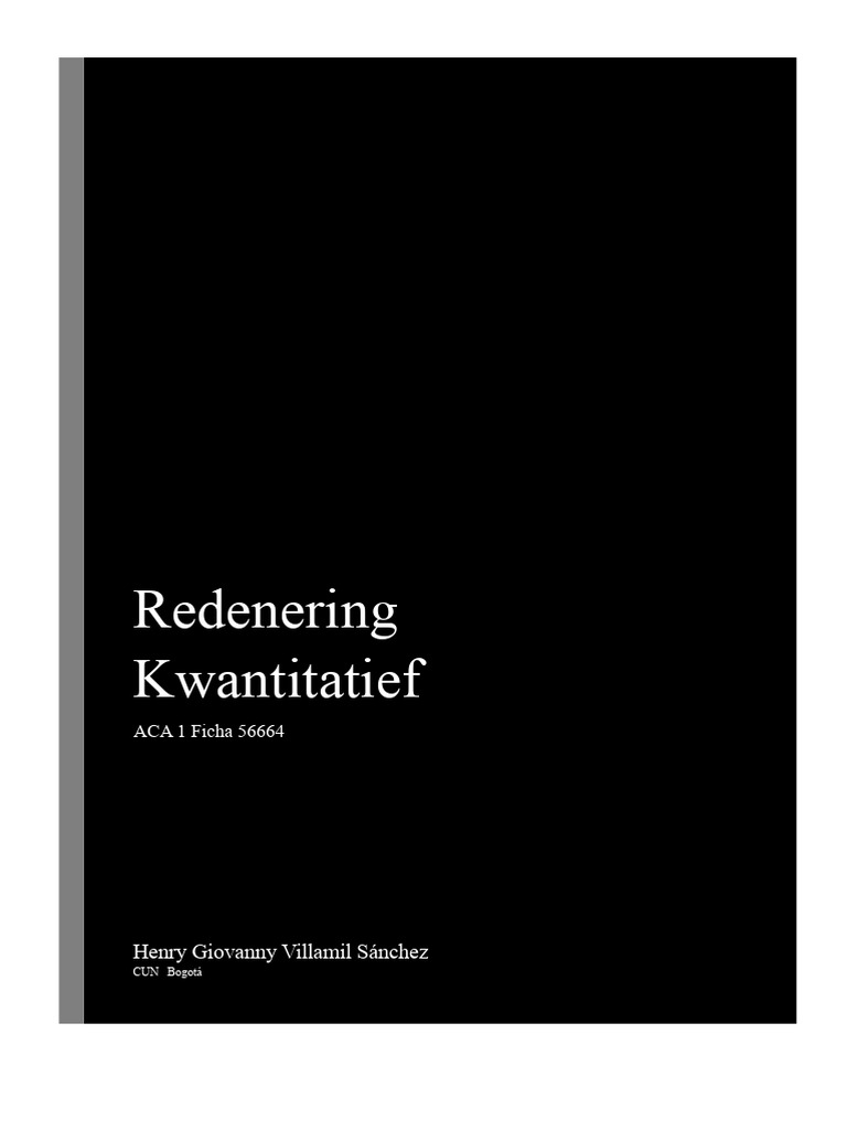 ACA 1 Redenering | PDF