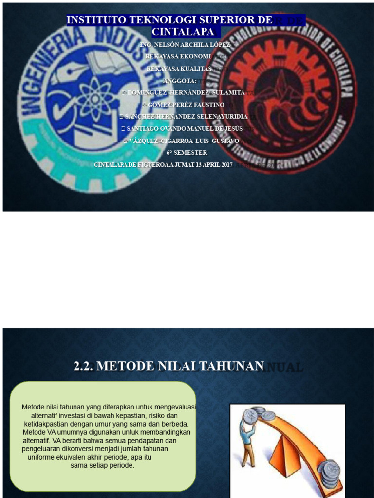 Metode Nilai Tahunan untuk Investasi | PDF