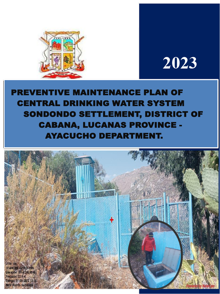 Preventive Maintenance Plan Sondondo... | PDF | Sanitation | Drinking Water