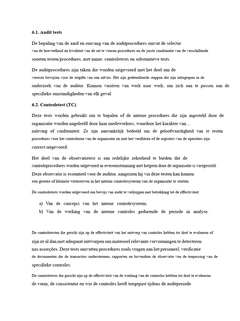 Procedures and Tests For AI | PDF