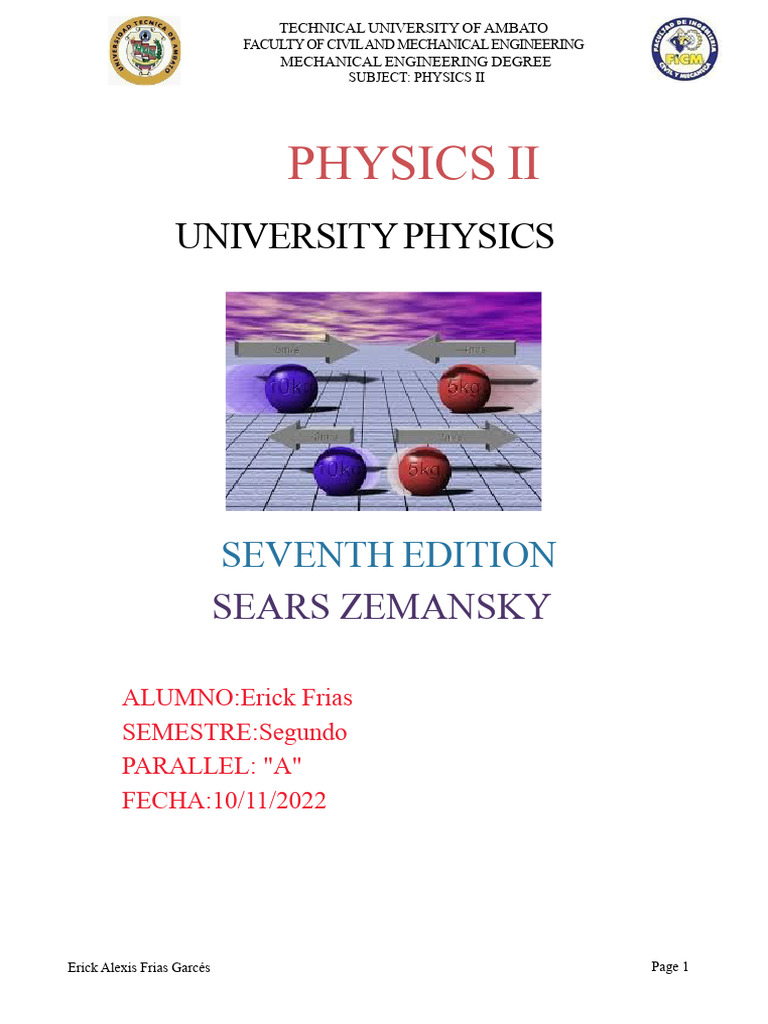 Physics Exercises Chapter 8 | PDF | Force | Collision