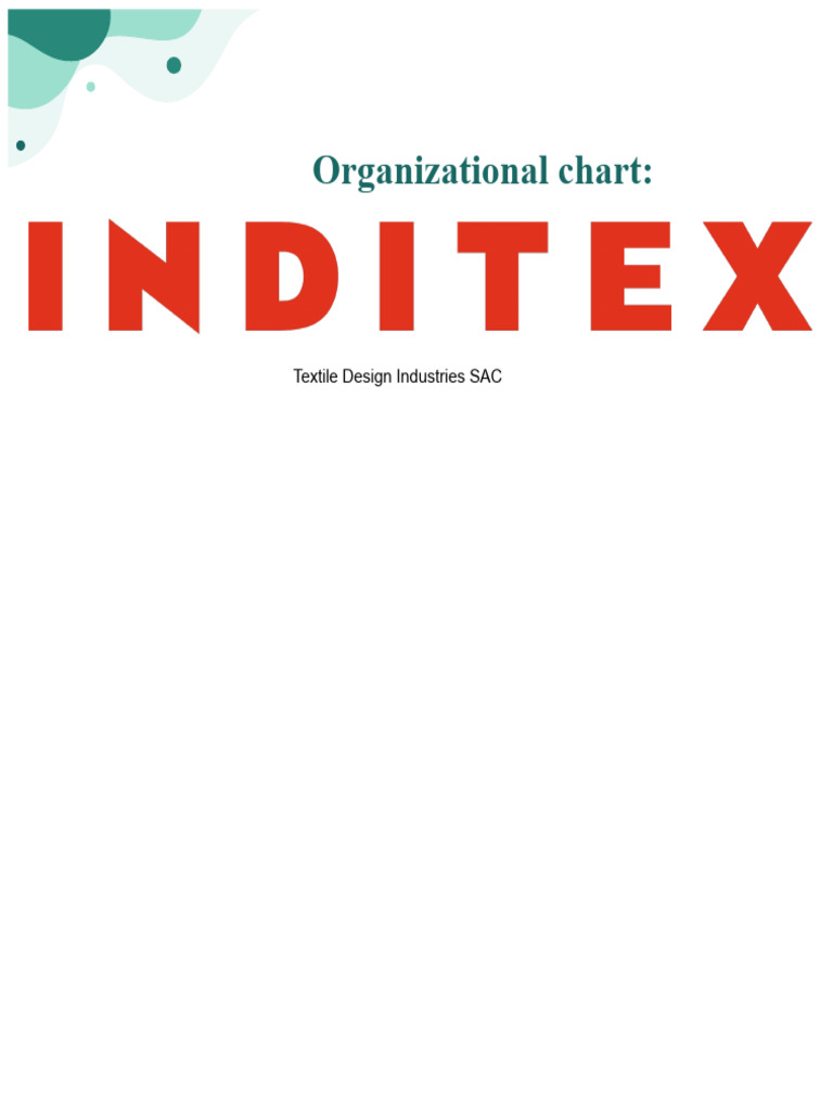 Textile Design Industries Organizational Chart | PDF