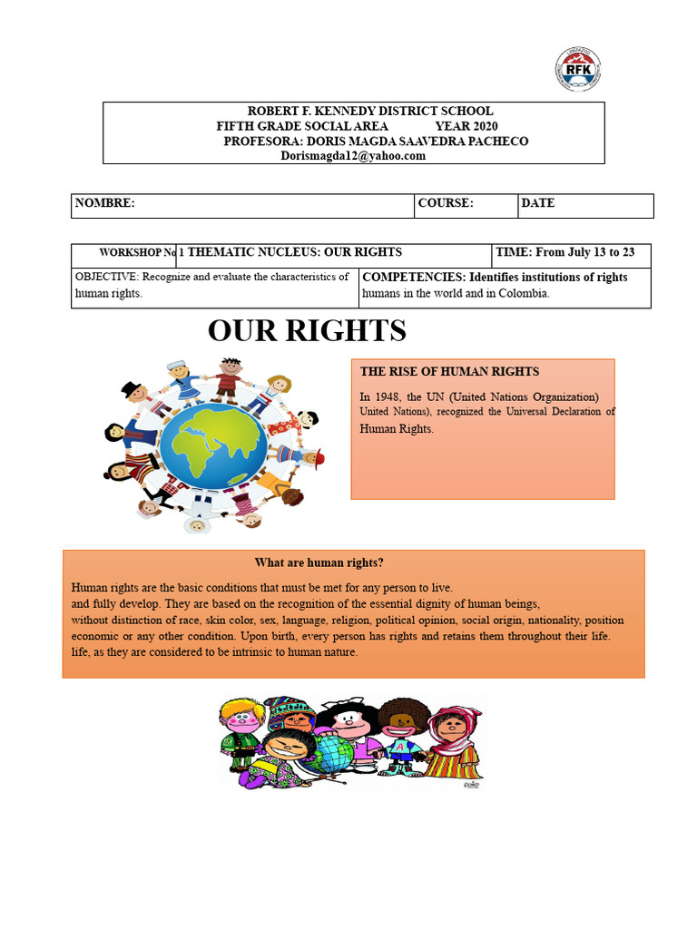 Workshop 1 Human Rights | PDF | Human Rights | Refugee
