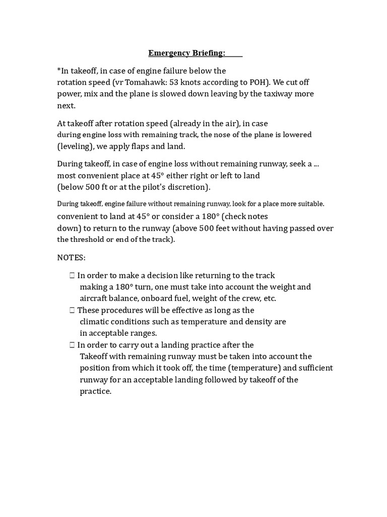 Emergency Briefing | PDF
