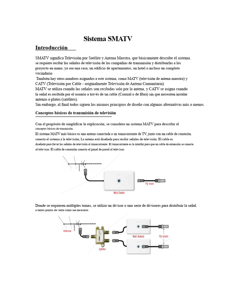 Guía Completa del Sistema SMATV | PDF | Televisión via satélite ...